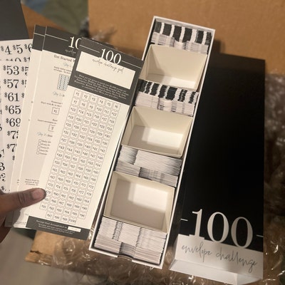 Zipgifts 100 Envelope Money Saving Challenge Kit 108 Cash Envelopes W ...