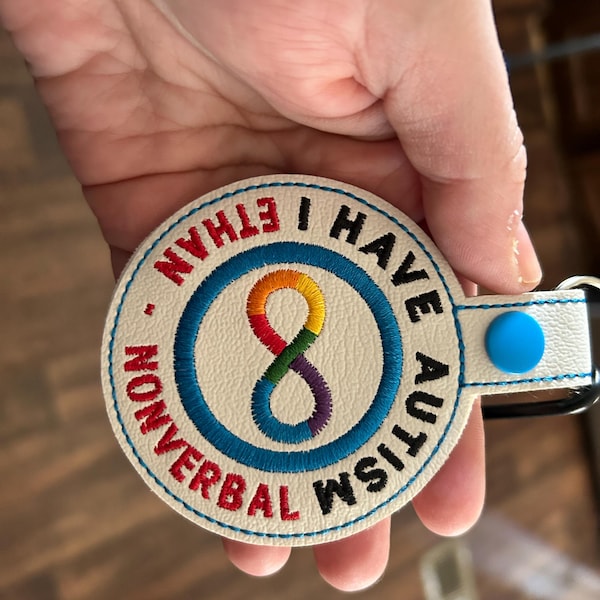 Autism Awareness, Autism Bag Tag, Autism Alert for Backpack, Autism Tag ...