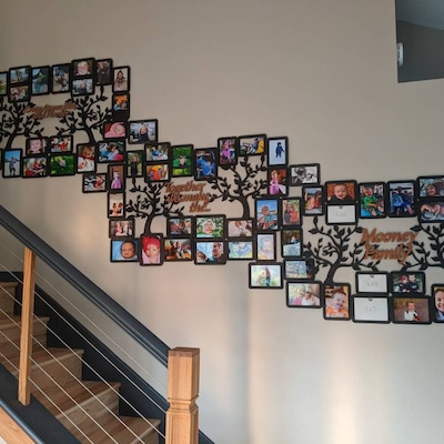 Custom Wood Growth Chart With Photos Kids Growth Ruler Kids Room Decor ...