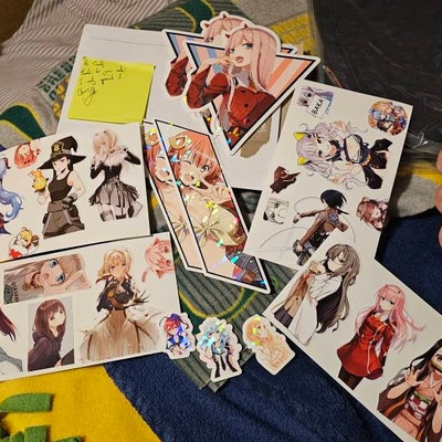 Rem Neko Crossover Vinyl Sticker Re: Zero Anime Stickers Laptop ...