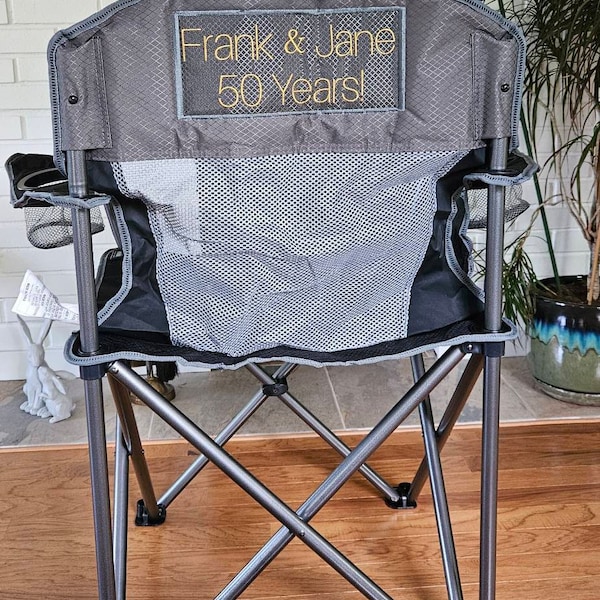 Personalized Coach Gift Cross Country Softball Folding Chair Camping ...