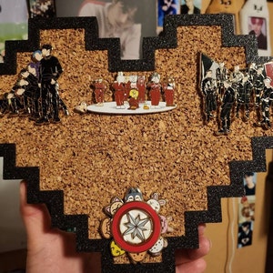 Pixel Heart Shaped Pin Board Cork Board multiple Sizes - Etsy