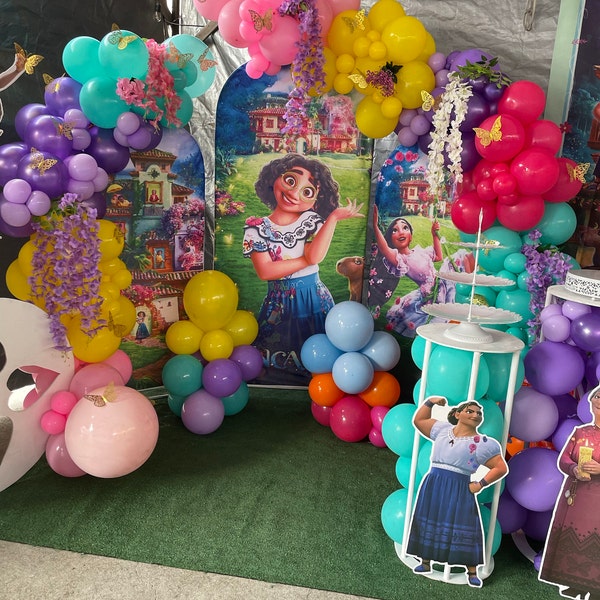 Custom Cartoon Theme Party Backdrop for Kids ,personalized Arched ...