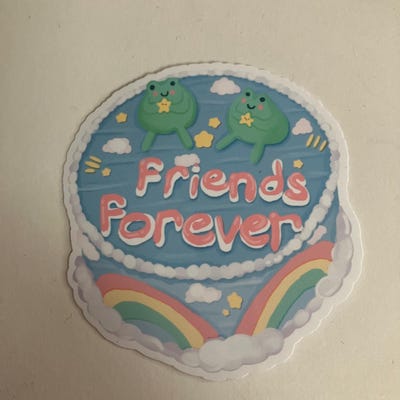 Frog Stack Big Frog Sticker Durable Sticker Laptop Sticker Vinyl Toad Sticker Deco Stickers Cute ...