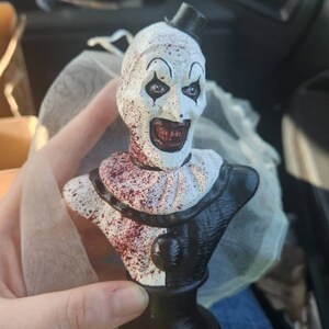 Terrifier Horror Head Bust Art the Clown Figure Dark Decor Terrifier ...