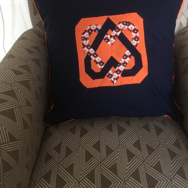 Linked Hearts Paper Piece Quilt Block Pattern PDF Download, 8 & 12 Inch ...