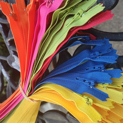 16 Inch Metal Zippers TEN Brass Zippers Natural Beige Tape - Etsy