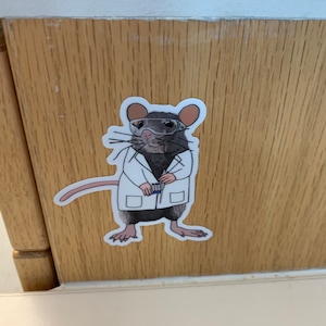 Lab Rat Vinyl Sticker - Etsy