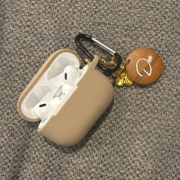 Custom AirPod Pro2 Case With Natural Wood Keychain,cute Airpods 4 Case ...