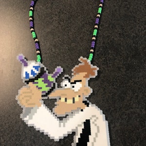 Pika-rick Pikachu Rick Perler - Etsy