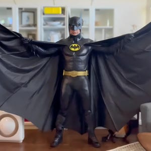 Black Knight Superhero the Bat Cape Bale Version - Etsy