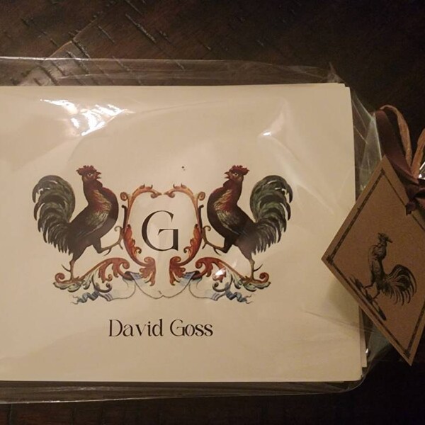 Personalized Dragon Notecards, Asian Chinese Note Cards, Monogrammed ...