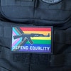 AK-47 Defend Equality Progress Pride Flag - PVC Patch With Hook and ...
