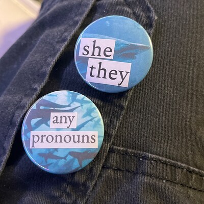 Pronoun Pins: CUSTOM ORDER quantity-based Discount Free - Etsy