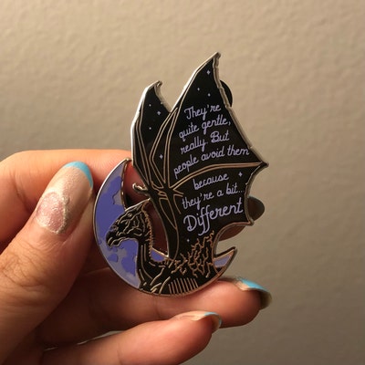 A Bit Different Enamel Pin - Etsy