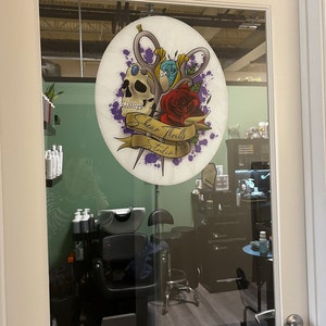 Custom Window Static Cling Decals Static Cling Signs Storefront Static ...