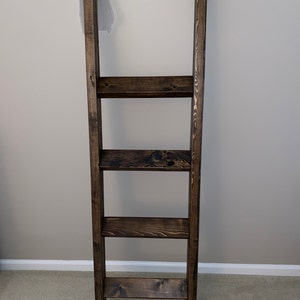 Rustic Wood Blanket Ladder Rustic Towel Ladder Rack - Etsy UK