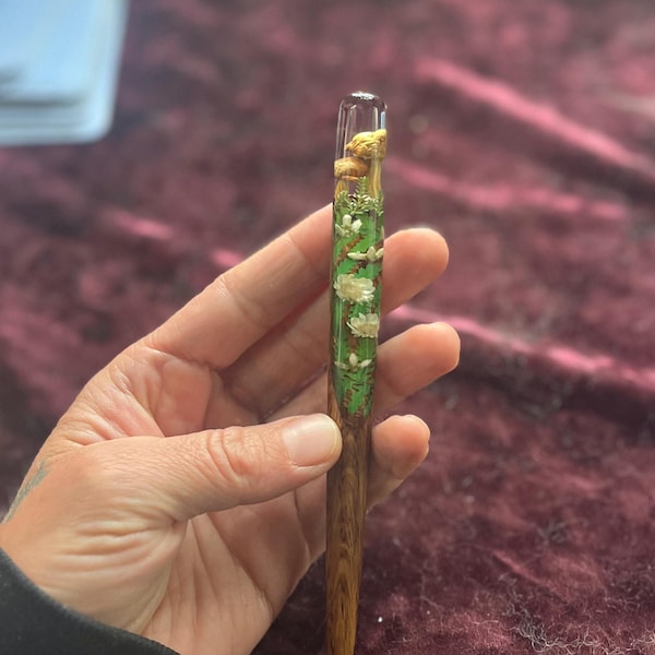 Personalized Honey Dipper With Flowers, Honey Favors, Resin Wooden ...