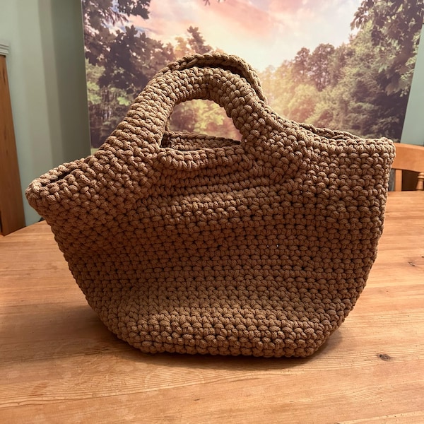 Crochet Bag PATTERN, Bilibag, Pyramid Bag, Pattern & Tutorial, Crochet ...