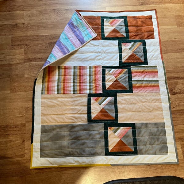 Modern Baby Quilt Pattern - Jack's Boxes Baby Quilt - PDF Pattern ...