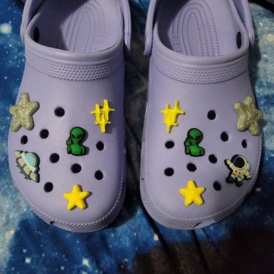 New Popular Outer Space Shoe Charms for Your Crocs, Planet Shoe Charms ...