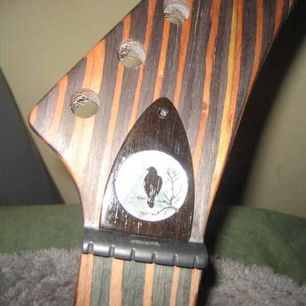 Truss Rod Cover With Raven Silhouette Inlay Will Fit PRS NO US Import ...