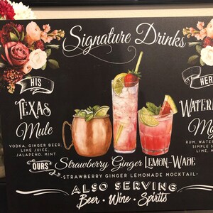 Printable Derby Signature Drinks Kentucky Derby Drink Sign - Etsy