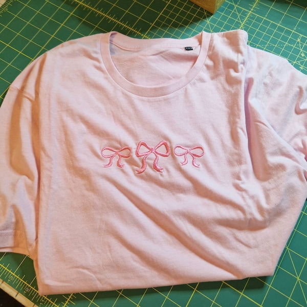 4 Mini Bow Embroidery Design, 7 Sizes, Mini Bow Machine Embroidery ...