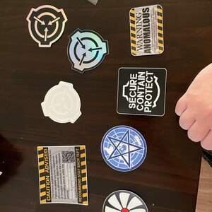 Blue WARNING Sign Poster / SCP Foundation / Unlimited Series - Etsy