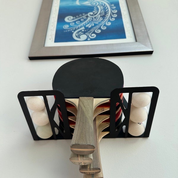 Table Tennis Storage Rack Wall Mount (100% Steel) - Etsy