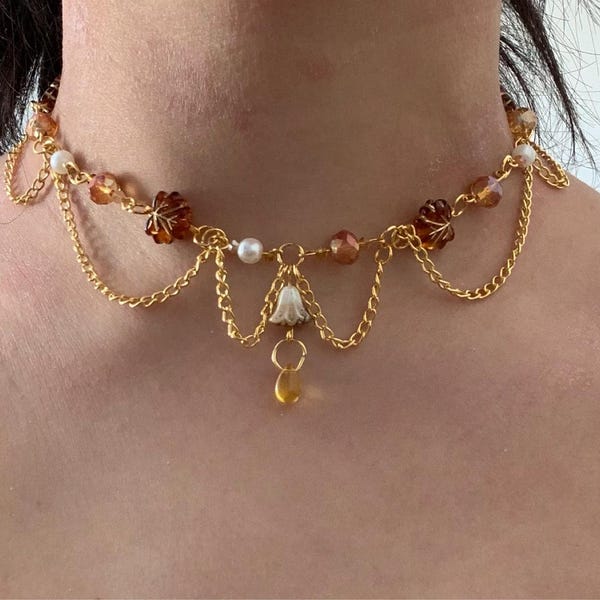 Portals-butterfly/moth Choker Necklace - Etsy