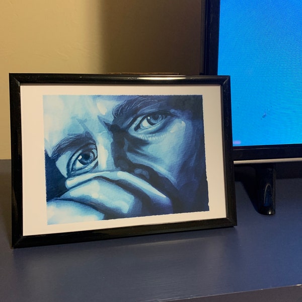 Bo Burnham Fan Art, "inside" Still, Watercolor Painting, Archival Fine ...