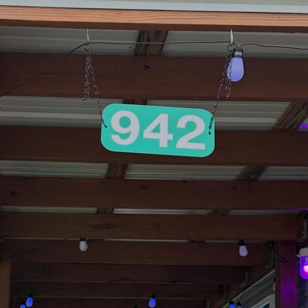 12x6 Reflective Custom Address Sign - Etsy