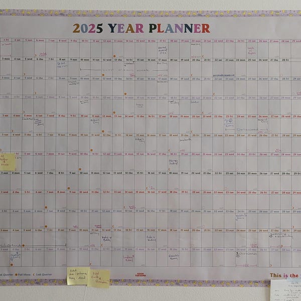 A4 Weekly Planner Pad Bold Colour Block Desk Planner With Habit Tracker ...