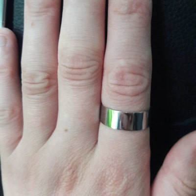 Simple Band Ring in Silver Colour Minimalist Ring Stainless Steel ...