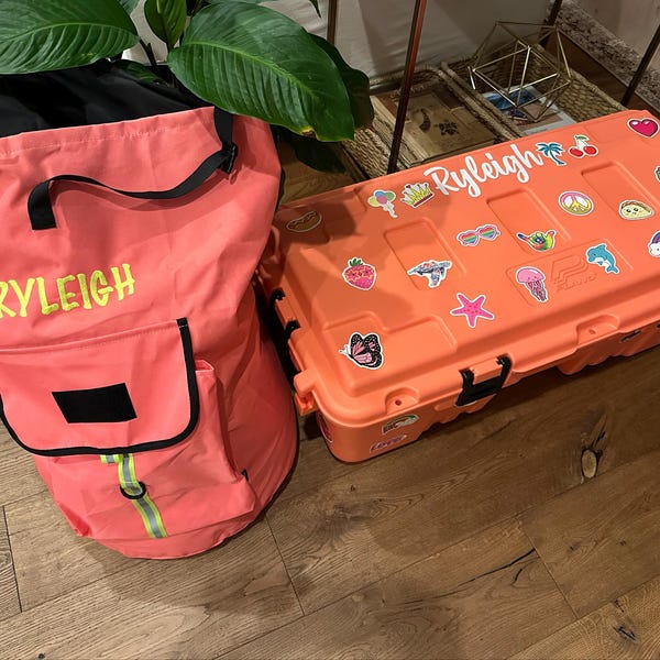 Summer Camp Trunk Decal Camp Stickers Custom Camp Decals Camp Trunk ...