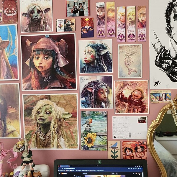 Fireys Art Print Labyrinth Watercolor Artwork the Fire Gang Art Print ...