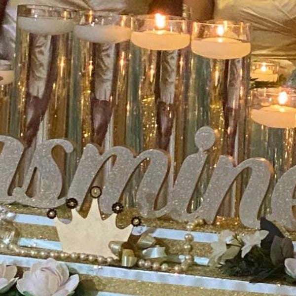 Self Standing Custom Signs Tabletop Wood Sign Home Decor Letters 4 to 8 ...