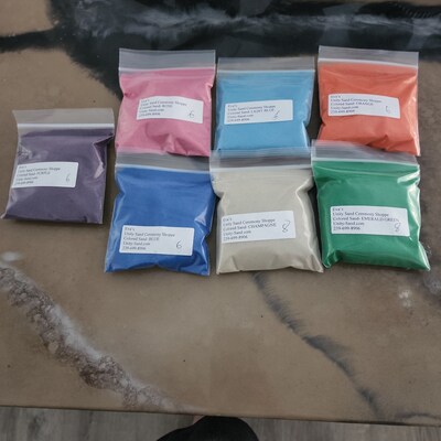 Colored Sand Various Sizes Available 150 Colors Available - Etsy