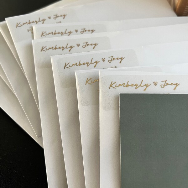 Invitation Seal Sticker, Invited Wedding Stickers, Minimalist Foil ...