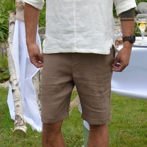 The Linen Tunic Men: Casual Linen Tunic for Men, Mens Tunic Shirt, Long ...