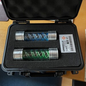 T-virus With Embossed Ends Machined Aluminum Large - Etsy