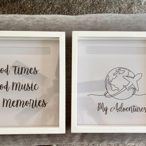 Couple Adventure Archive Box, Personalized Adventure Memory Box, Wood ...