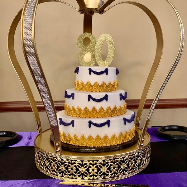 Biggest Crown Cake Stand , Metal Crown Cake Stand, Royal Themed Event ...