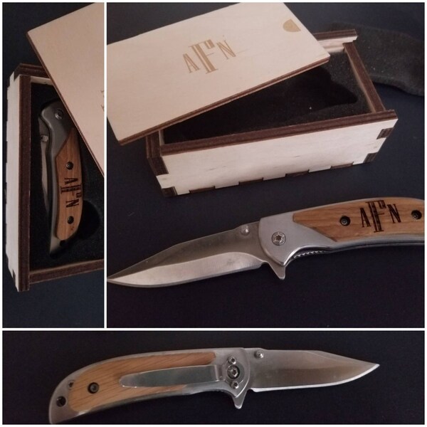 Personalized Engraved Knife Custom Pocket Knife Engraved Pocket Knife ...