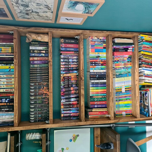 Rustic Reclaimed Scaffold Board Bookcase - Etsy