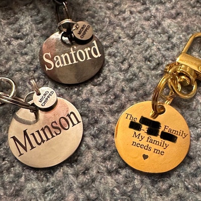 Microchip Dog Tag, Custom Dog Tag, Microchipped, Pet Tag, Dog ID Tag ...