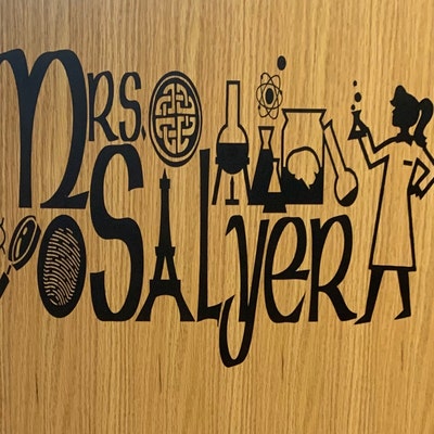 Personalized Custom Math Vinyl Decal - Etsy