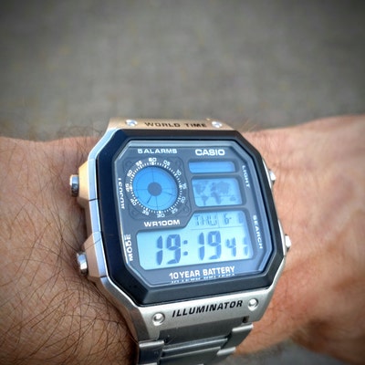 Casio AE-1200 Gradient Filter Screen - Etsy