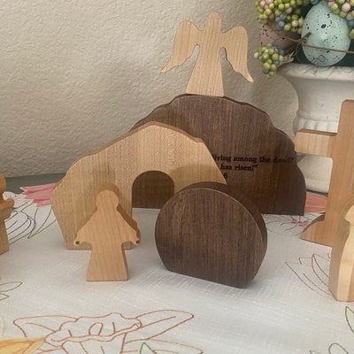 Easter Decor Resurrection Scene Christian Decor Handmade Easter ...